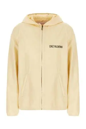 Valentino Garavani Zip-up Hooded Jacket With Graphic Print - Multicolor