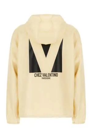 Valentino Garavani Zip-up Hooded Jacket With Graphic Print - Multicolor
