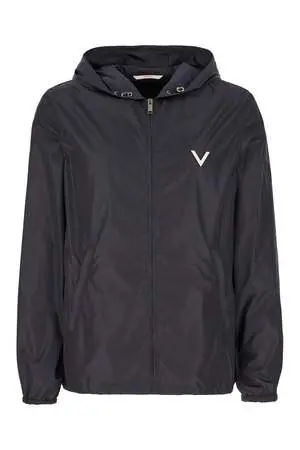 Valentino Garavani Hooded Zip-up Jacket - Multicolor