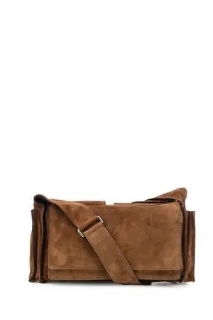 Miu Miu Suede Crossbody Bag - Multicolor