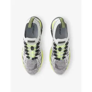 Off-White Be Right Back" Knit Low-top Sneakers - Grey/m.cmb