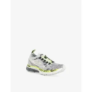 Off-White Be Right Back" Knit Low-top Sneakers - Grey/m.cmb