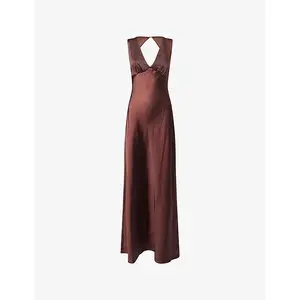 4TH & RECKLESS Evina Satin Maxi Dress