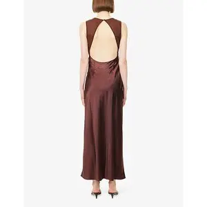 4TH & RECKLESS Evina Satin Maxi Dress