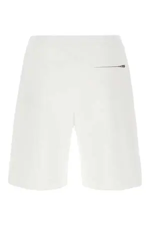 Alexander McQueen Graphic Print Cotton Shorts