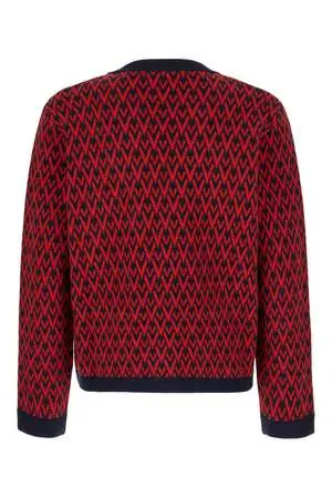 Valentino Garavani Cardigan With Geometric Pattern
