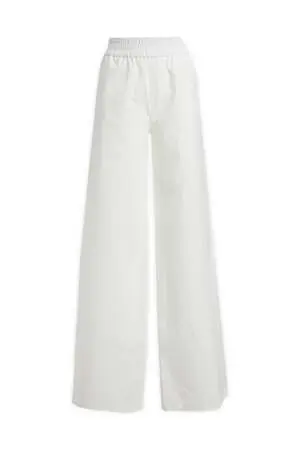 Dsquared2 Wide Leg Trousers With Elasticated Waistband - Multicolor