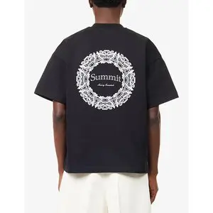 SUMMIT Ornament Short-sleeve Cotton T-shirt