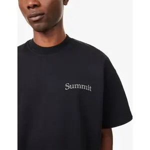 SUMMIT Ornament Short-sleeve Cotton T-shirt