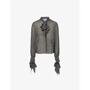 Frame Tie Detailed Blouses