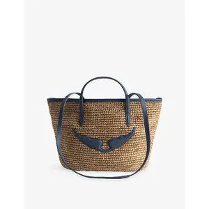 Zadig&Voltaire Le Mini Wings Raffia Shoulder Bag - Tandem