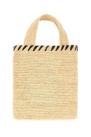 LANVIN Raffia Tote Bag