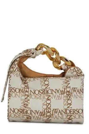 JW Anderson J.W. Anderson Monogrammed Chain Handle Shoulder Bag Multicolor