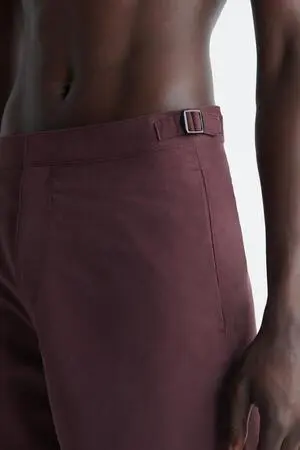 Cos Tailored Swim Shorts With Buckled Waist