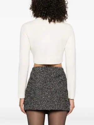 SELF-PORTRAIT Embellished Cropped Cardigan