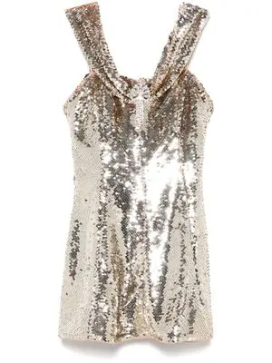 Self-Portrait Gold Sequin Dresses
