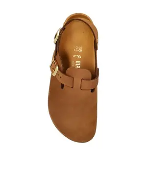 BIRKENSTOCK Tokio Adjustable-strap Clogs With Gold Buckles