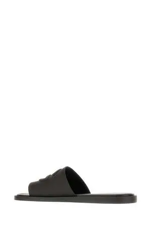 Dolce & Gabbana Slip-on Slippers With Logo Detailing - Multicolor