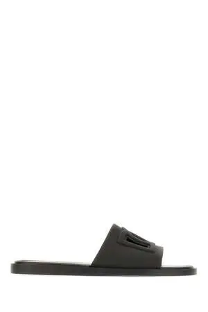 Dolce & Gabbana DOLCE & GABBANA Slip-On Slippers With Logo Detailing Multicolor
