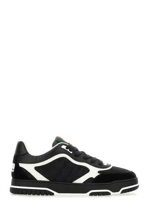 Gucci Lace-up Sneakers With Embossed Logo
