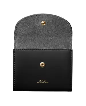 A.p.c. Genève Logo Detailed Card Holder