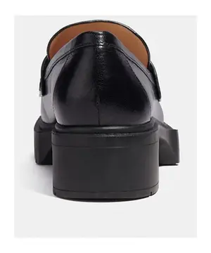 COACH Leah Chunky Sole Leather Loafers
