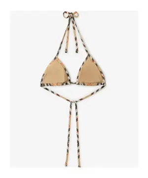 Burberry Checked Halterneck Bikini Top