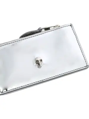 Alexander McQueen Skull Embellished Zipped Wallet