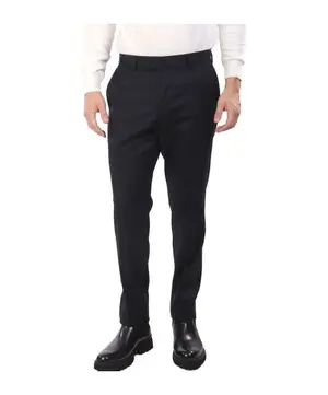 Hugo Boss Casual Pants With Belt Loops - Black