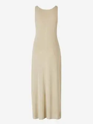 THE ROW Sleeveless Knitted Midi Dress