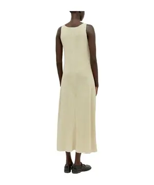 THE ROW Sleeveless Knitted Midi Dress