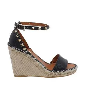 Valentino Garavani Rockstud Double Wedges - Black