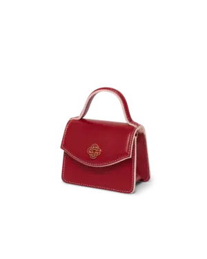 Casablanca Red Micro Jeanne Bag - Multicolor