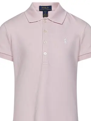 Polo Ralph Lauren Short-sleeved Skirt Dress With Logo