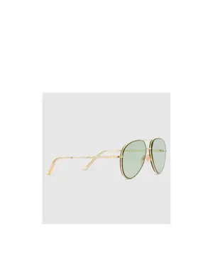 Gucci Aviator Frame Sunglasses