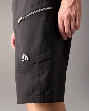 Moose Knuckles Flight Cargo Shorts - Black