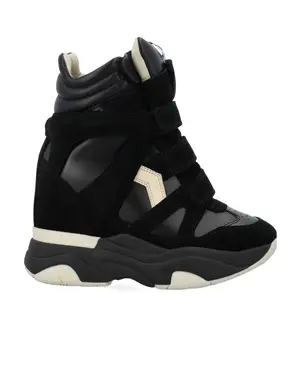Isabel Marant Étoile Balskee Gz Velcro High-top Wedge Sneakers