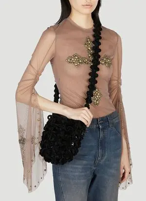 Kara Logo Shoulder Bag