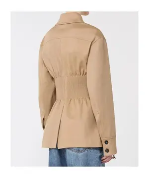 Sportmax Long Sleeve Shirt Jacket With Hidden Buttons