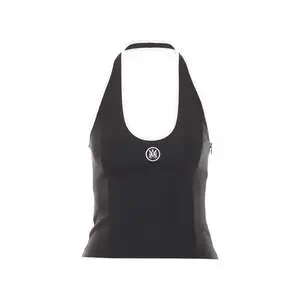 Amiri Ma Halter Top - Black