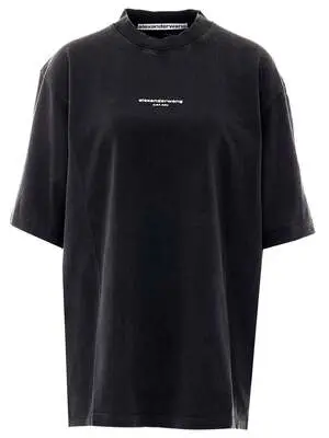 Alexander Wang Logo Print T-shirt - Black