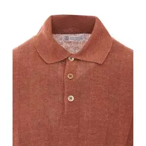 Brunello Cucinelli Linen And Cotton Polo