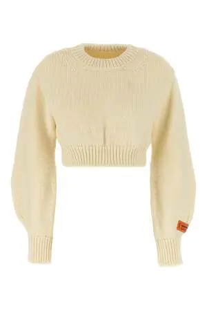 Heron Preston Ribbed Knit Cropped Pullover - Multicolor