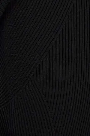 Alexander McQueen Ribbed Knit V-neck Pullover - Multicolor