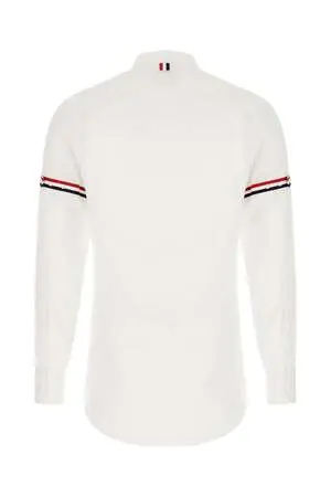 Thom Browne Button-up Shirt With Signature Stripes - Multicolor