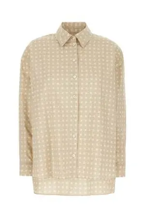 Kenzo Geometric Print Button-up Shirt