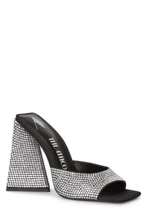 Attico Embellished Mules - Multicolor