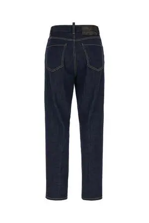Dsquared2 Dark Wash Straight Leg Jeans - Multicolor