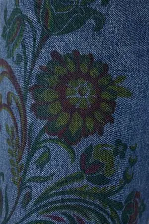 Etro Paisley Print Flare Jeans - Multicolor