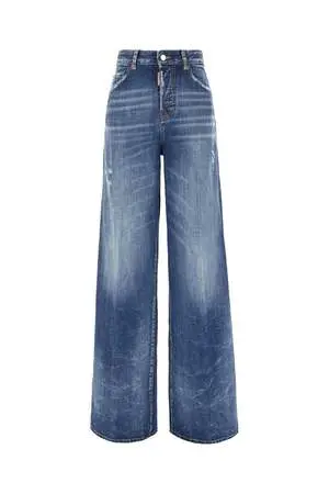 Dsquared2 Wide Leg Jeans - Multicolor